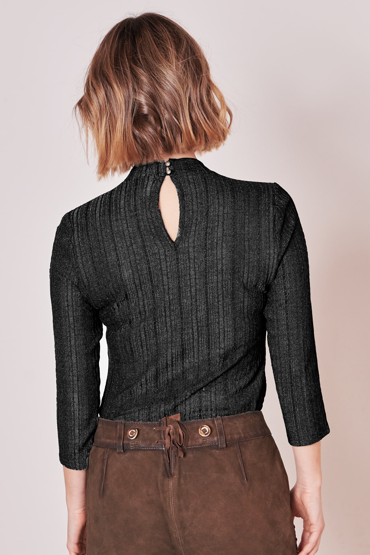 Trachtenbluse Cinzia in schwarz im Krüger Dirndl Online Shop