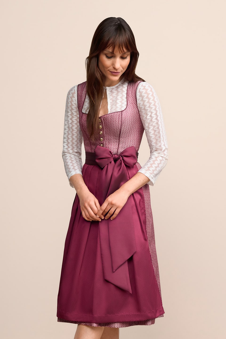 Pink Dirndl in the Krüger Dirndl Online Shop