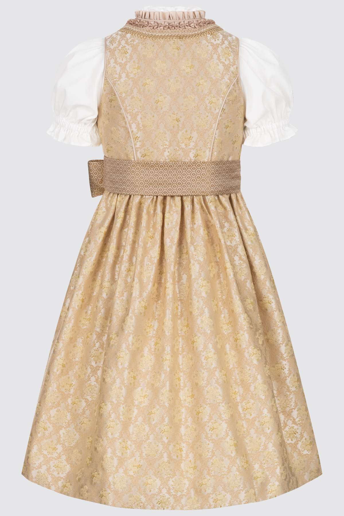 Kinderdirndl Donnatella in gelb im Krüger Dirndl Online Shop