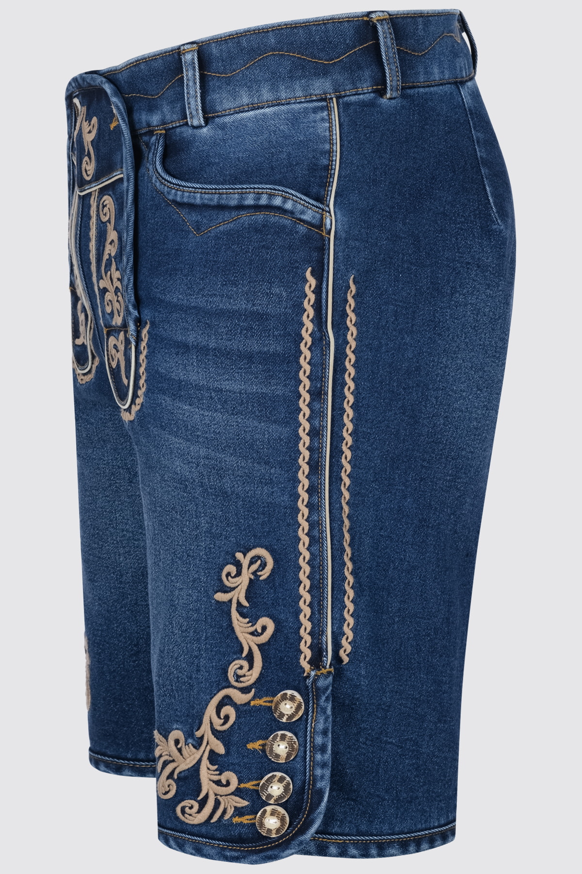 Trachtenhose Jerik in blau im Krüger Dirndl Online Shop