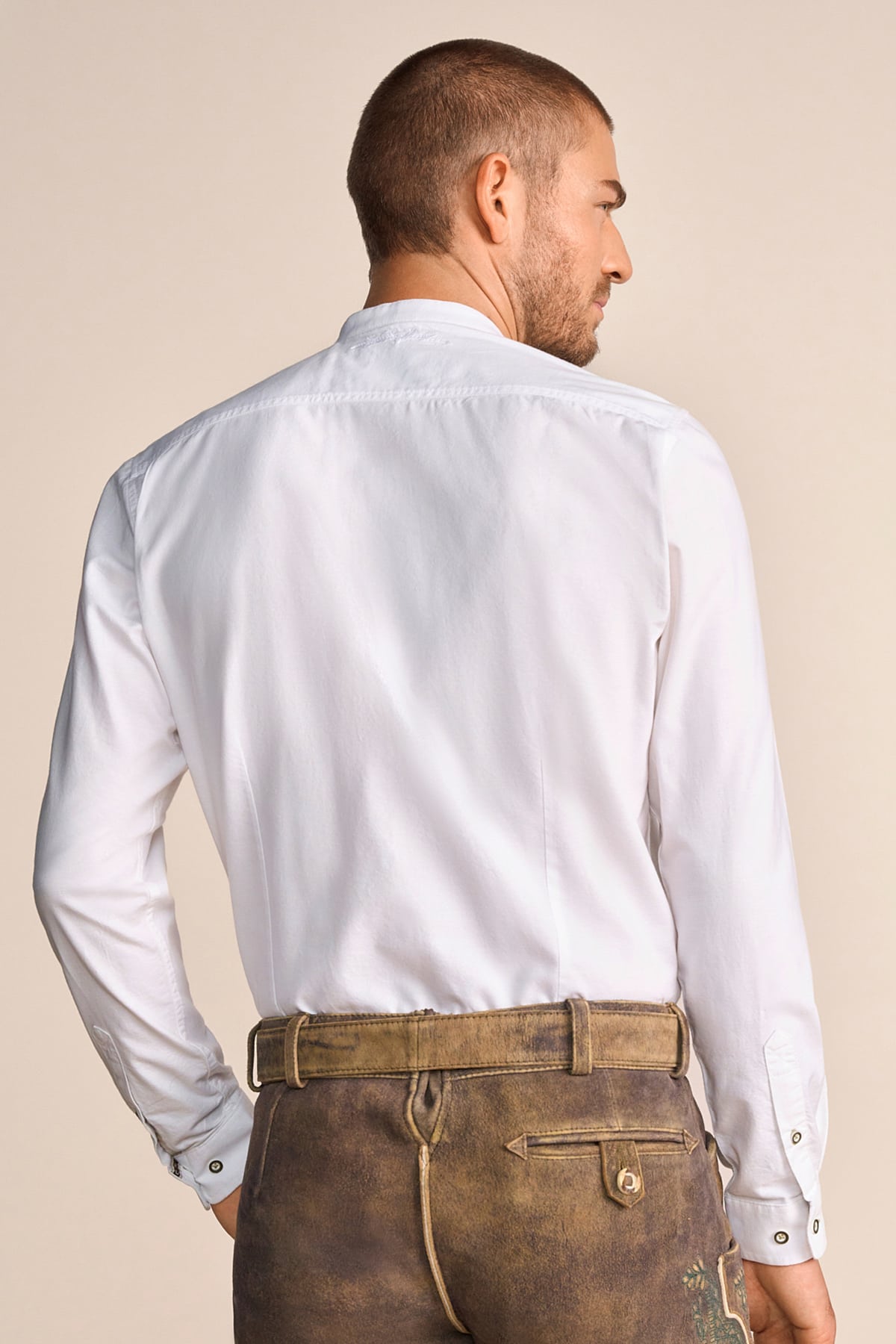 Trachtenhemd Frieder in weiß im Krüger Dirndl Online Shop