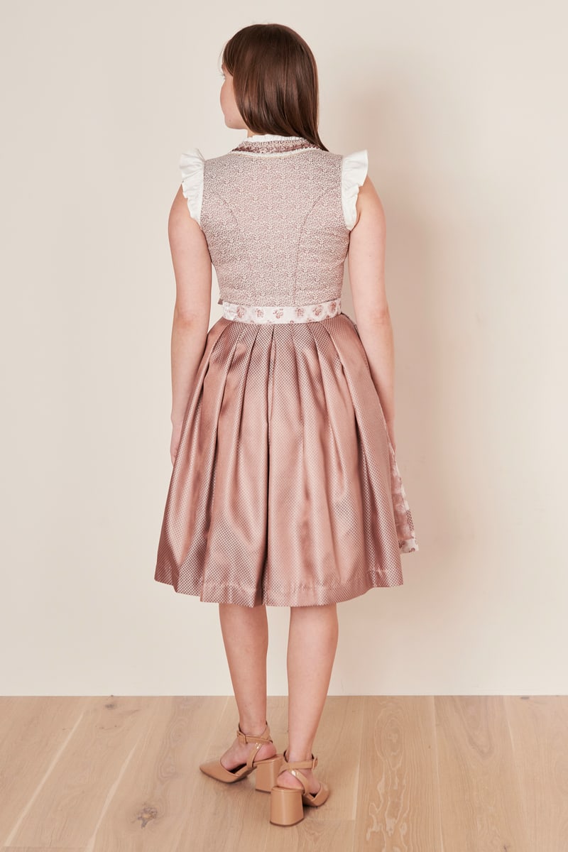 Dirndl Karolin (60cm) in rosa im Krüger Dirndl Online Shop