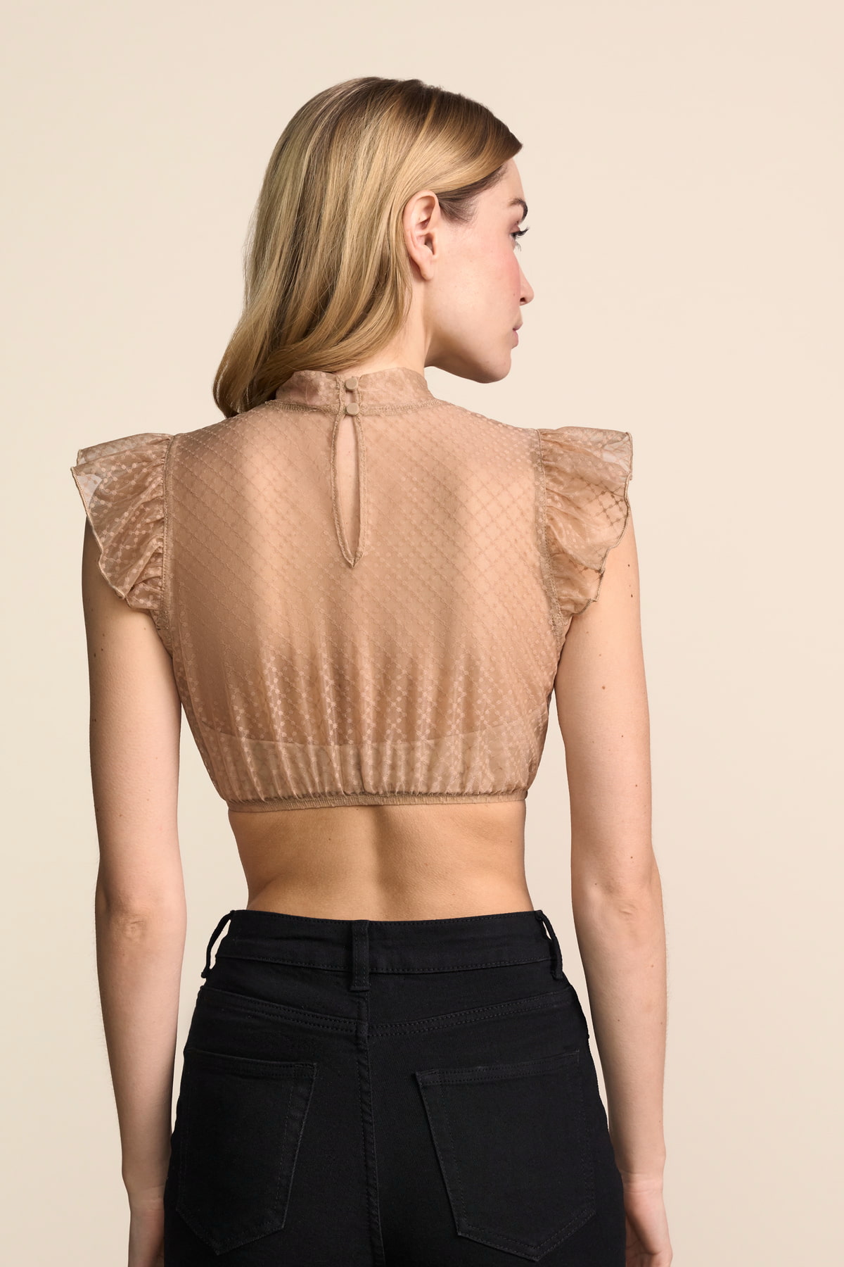 Dirndlbluse Bahar in beige im Krüger Dirndl Online Shop