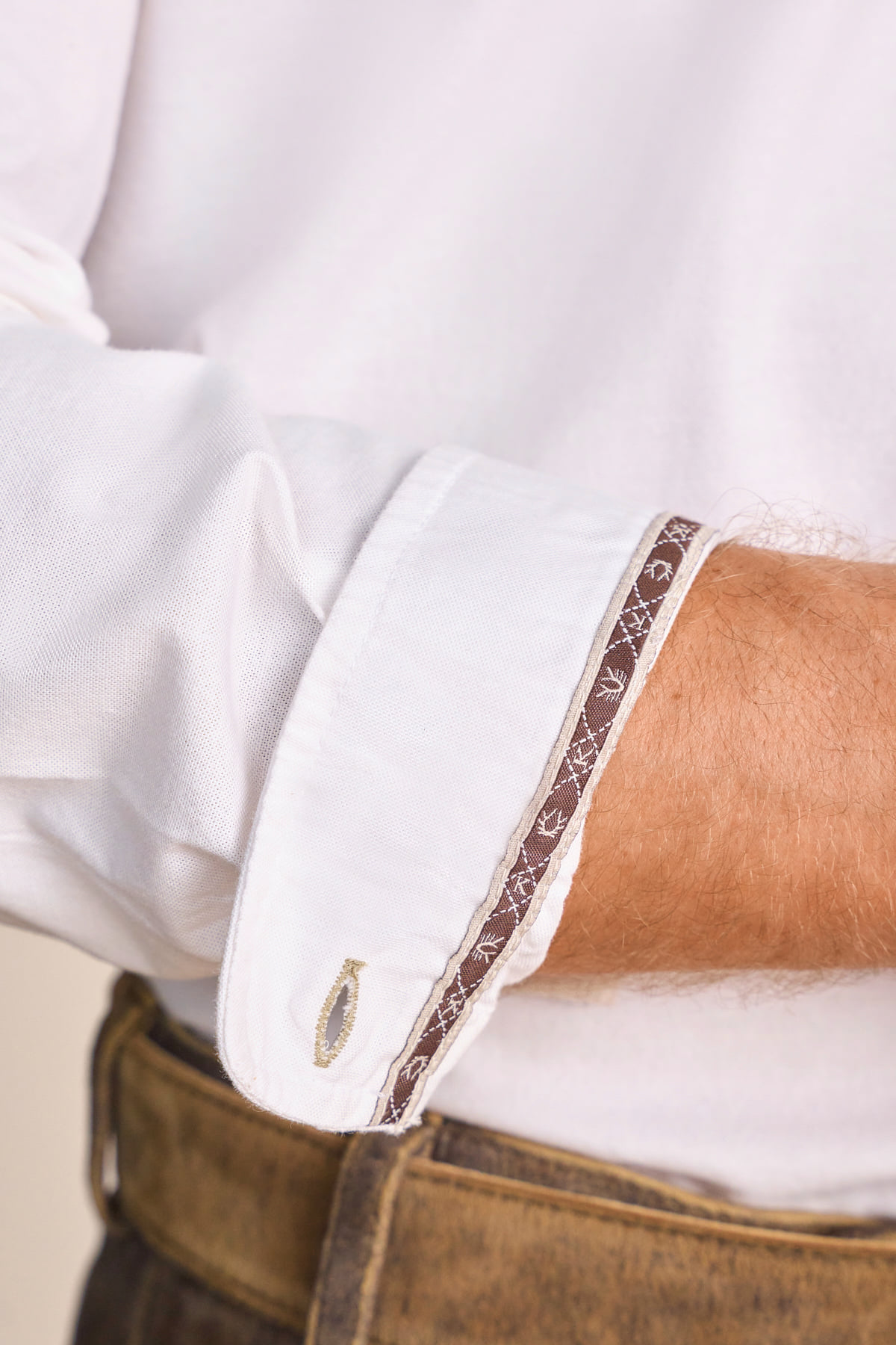 Trachtenhemd Frieder in weiß im Krüger Dirndl Online Shop