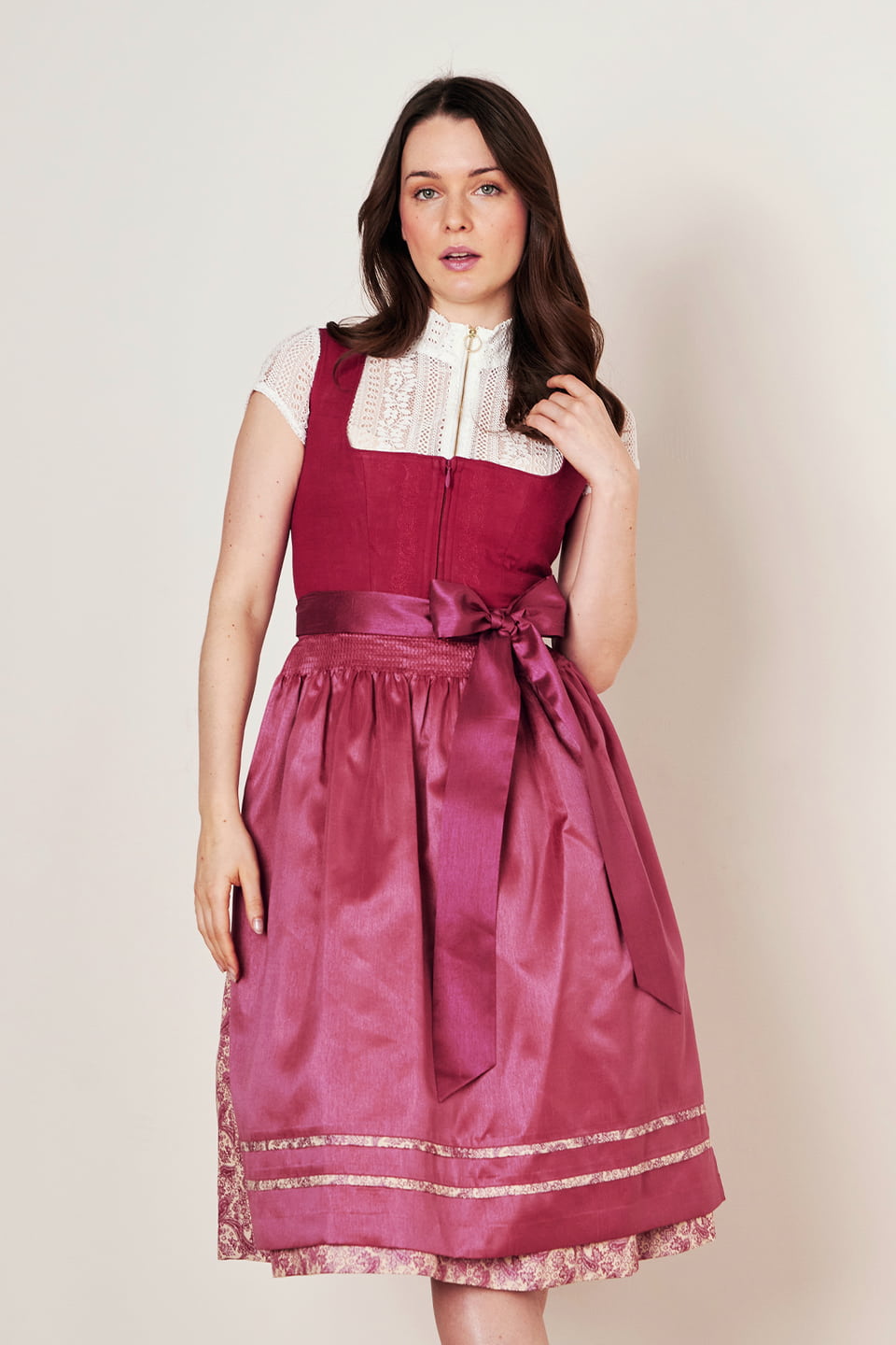 Pink Dirndl in the Krüger Dirndl Online Shop