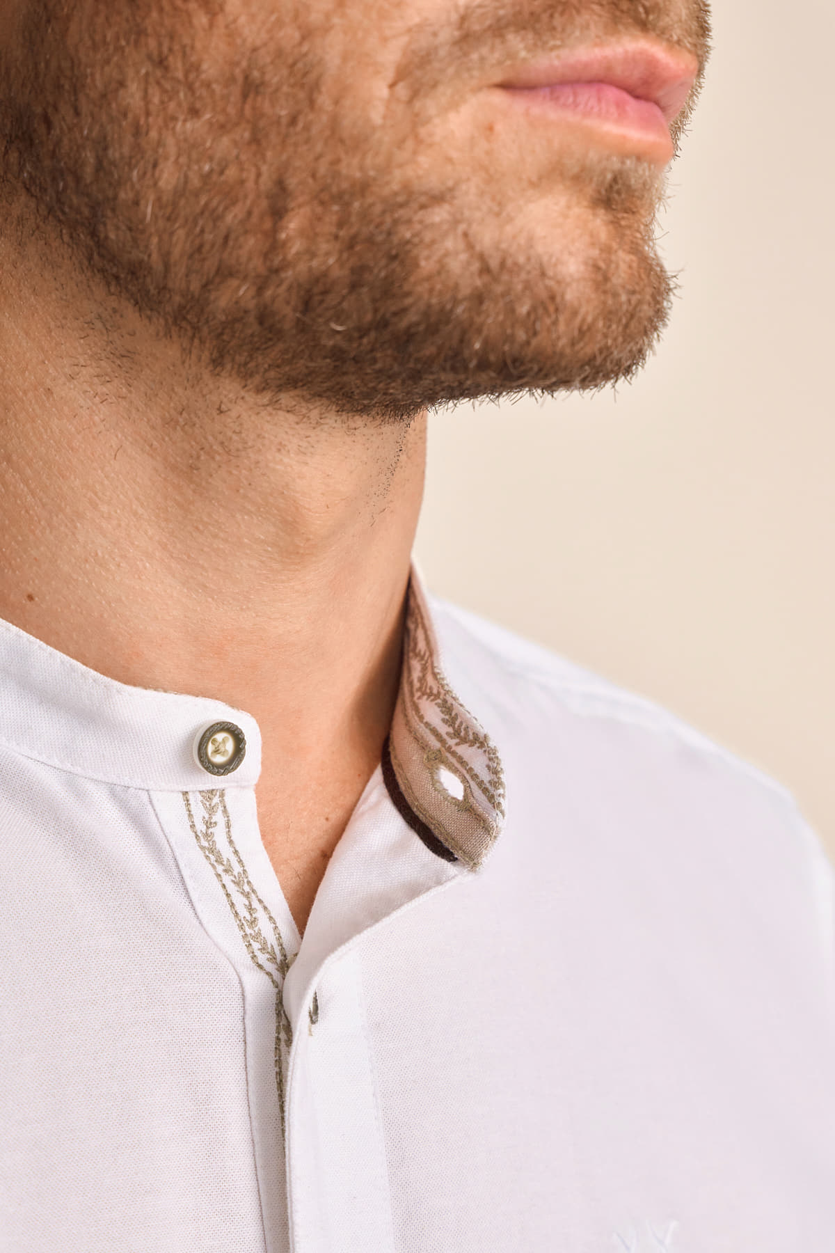 Trachtenhemd Frieder in weiß im Krüger Dirndl Online Shop