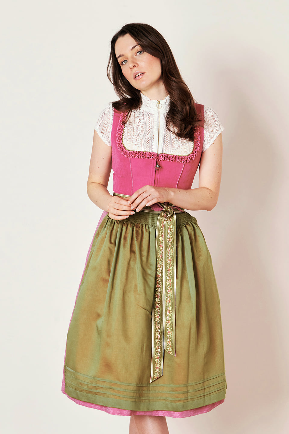 Pink Dirndl in the Krüger Dirndl Online Shop