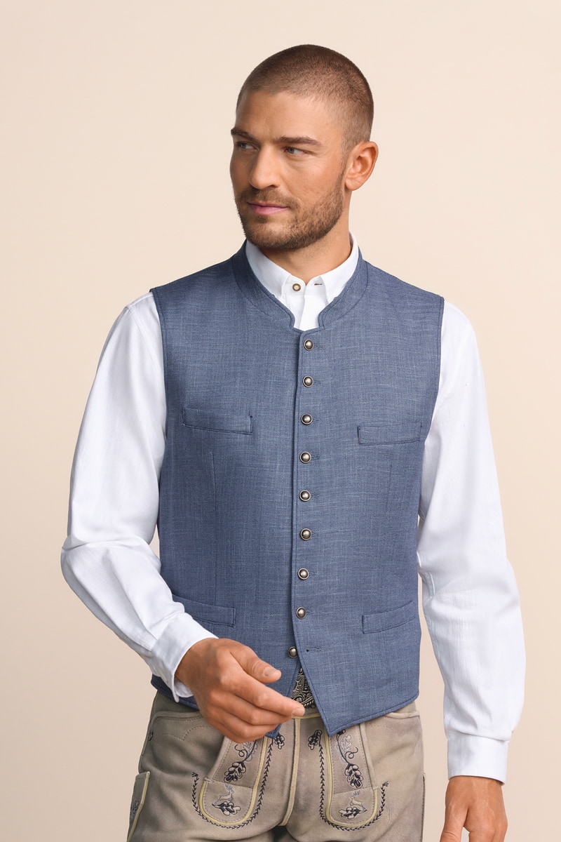 Trachten waistcoat Federico in Krüger Dirndl Online Shop