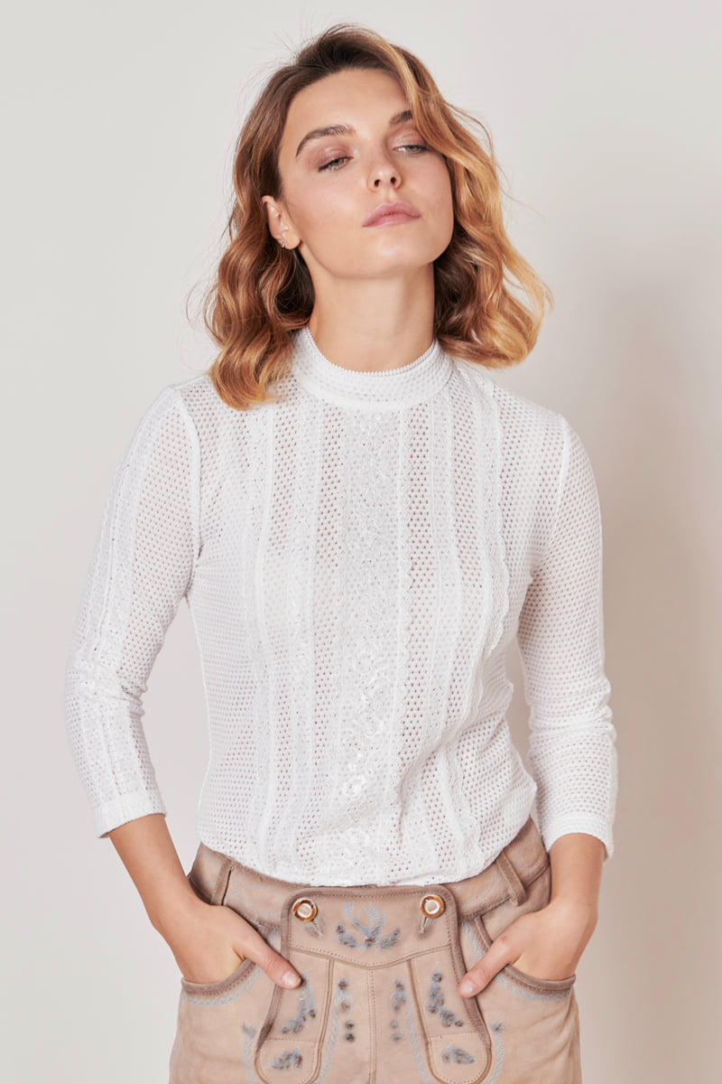 Lederhose Neala in braun im Krüger Dirndl Online Shop