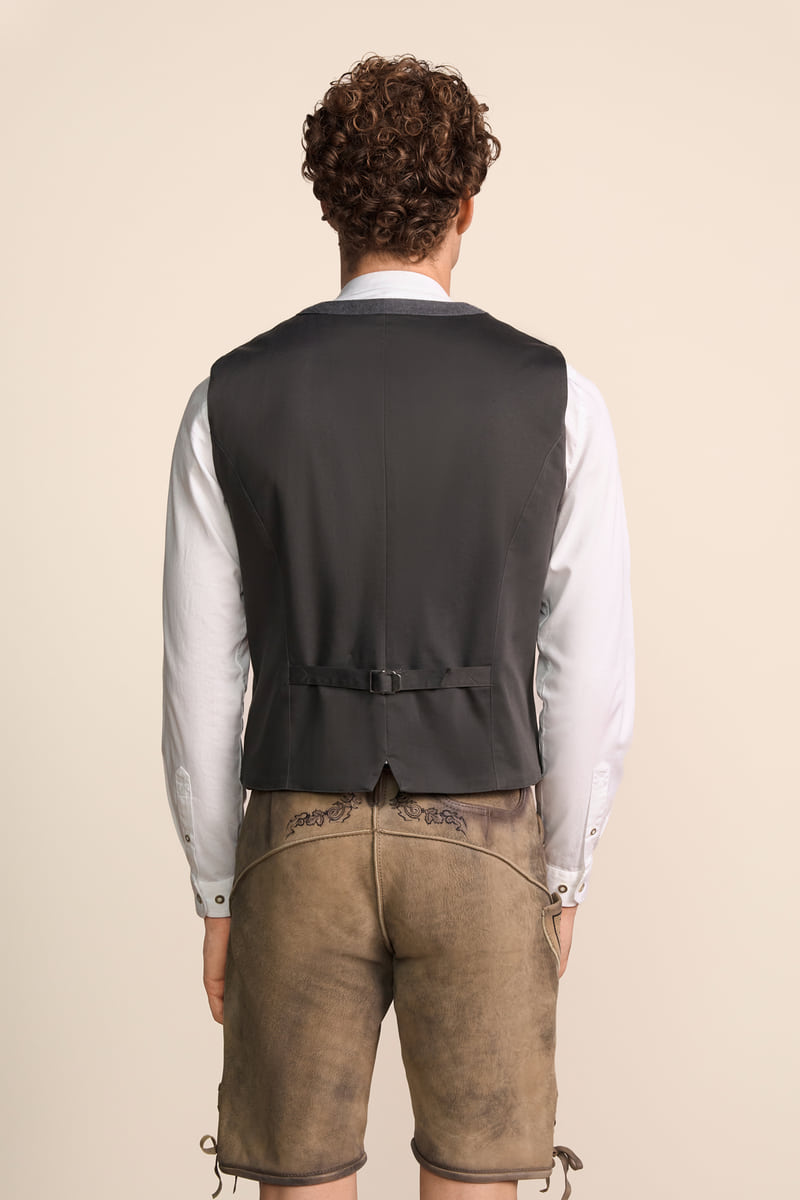 Trachtenweste Sorian in grau im Krüger Dirndl Online Shop